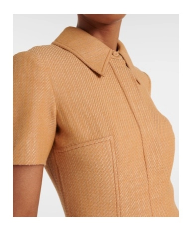 EMILIA WICKSTEAD Jody Cotton And Linen Blend Dress