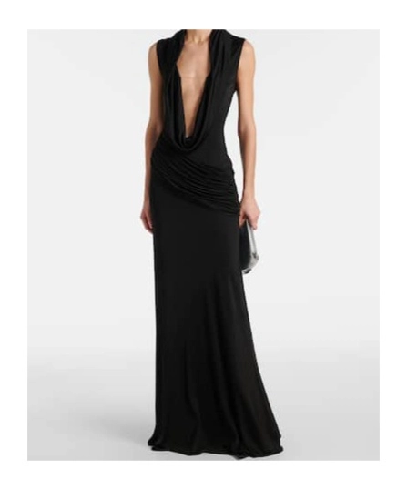 David Koma Draped Gown