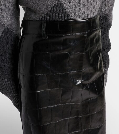 Stella McCartney Croco Pencil Skirt