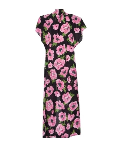 Stella McCartney Floral Printed Silk Maxi Dress