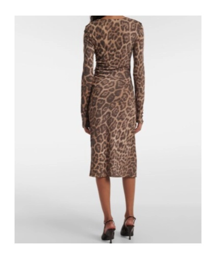 Stella McCartney Leopard-print Midi Dress