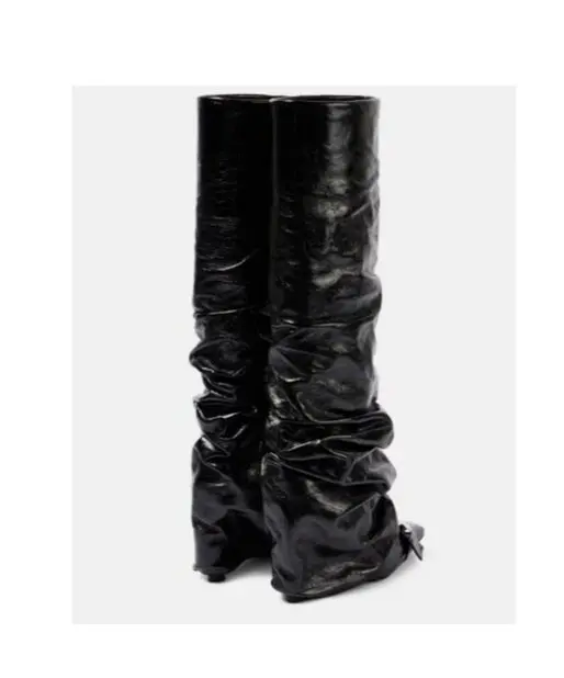 Attico Leather Knee-high Boots