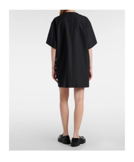 Plan C Sequined Wool-blend Minidress