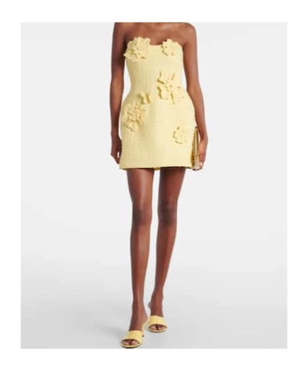 LEO Rosario Tweed Bustier Dress