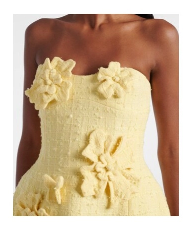 LEO Rosario Tweed Bustier Dress