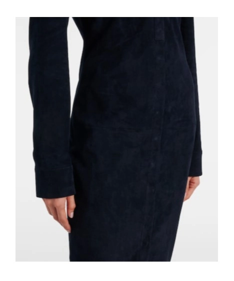 Stouls Becky Suede Shirtdress - Black