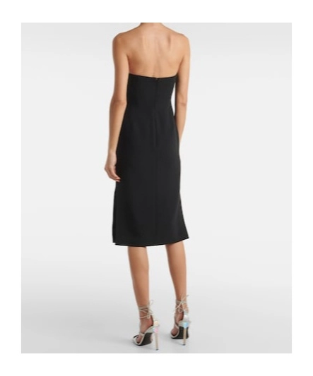 David Koma Rhinestone-embellished Midi Dress