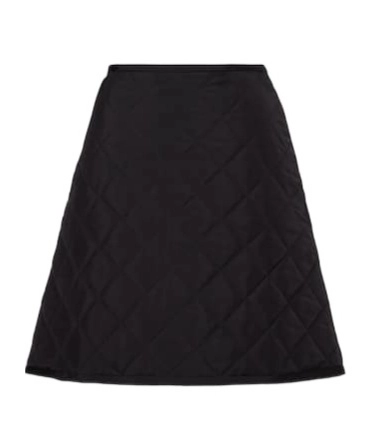 JIL SANDER Quilted Miniskirt