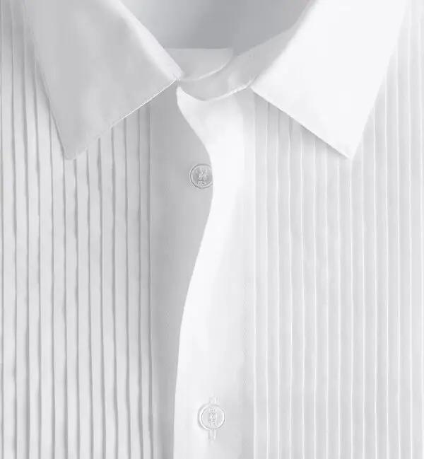 Dior Shirt With Pleated Plastron