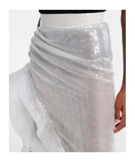 Maticevski Hymn Ruffled Sequined Midi Skirt