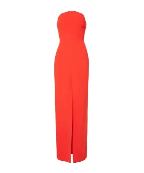David Koma Strapless Gown