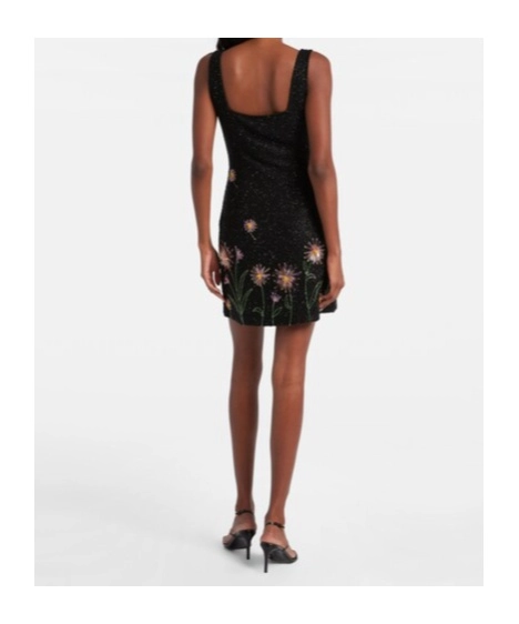 Staud Le Sable Beaded Minidress