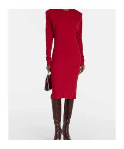 Stella McCartney Crêpe Jersey Midi Dress