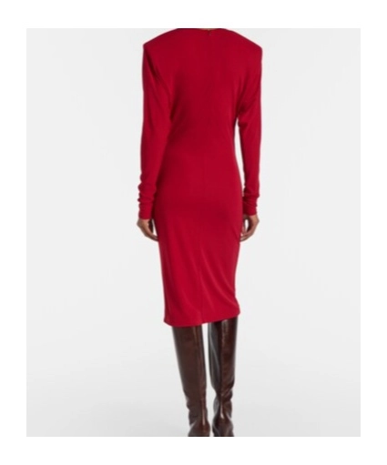 Stella McCartney Crêpe Jersey Midi Dress