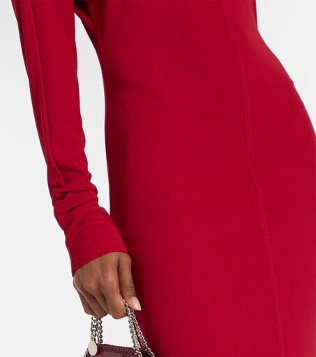 Stella McCartney Crêpe Jersey Midi Dress