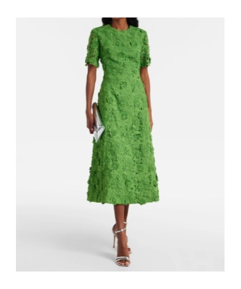 LEO Caroline Lace Midi Dress