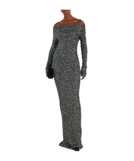 Stella McCartney Soft Shimmering Long Dress