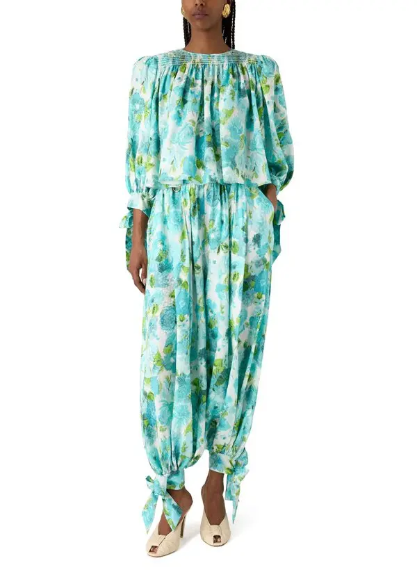 Chloé Wide Printed Pants