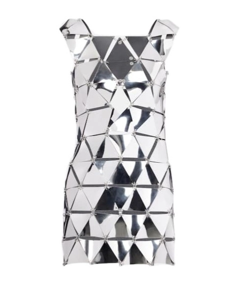Rabanne Assembly Cutout Minidress - White