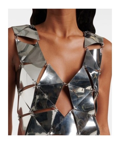 Rabanne Assembly Cutout Minidress