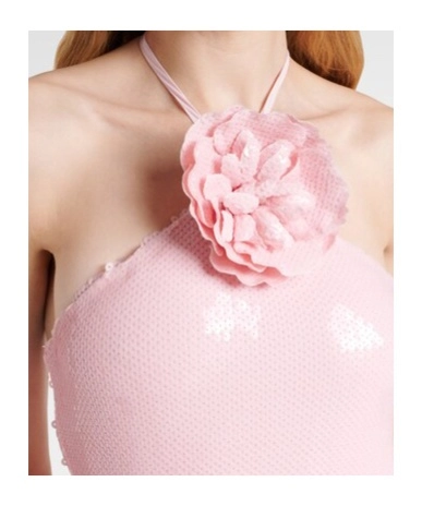 RODARTE Floral Applique Sequined Gown