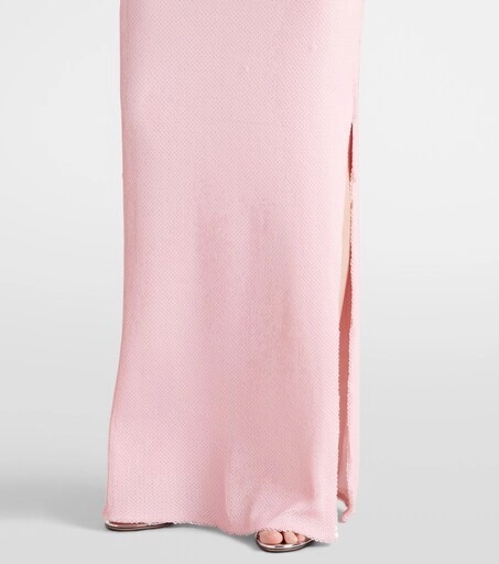 RODARTE Floral Applique Sequined Gown