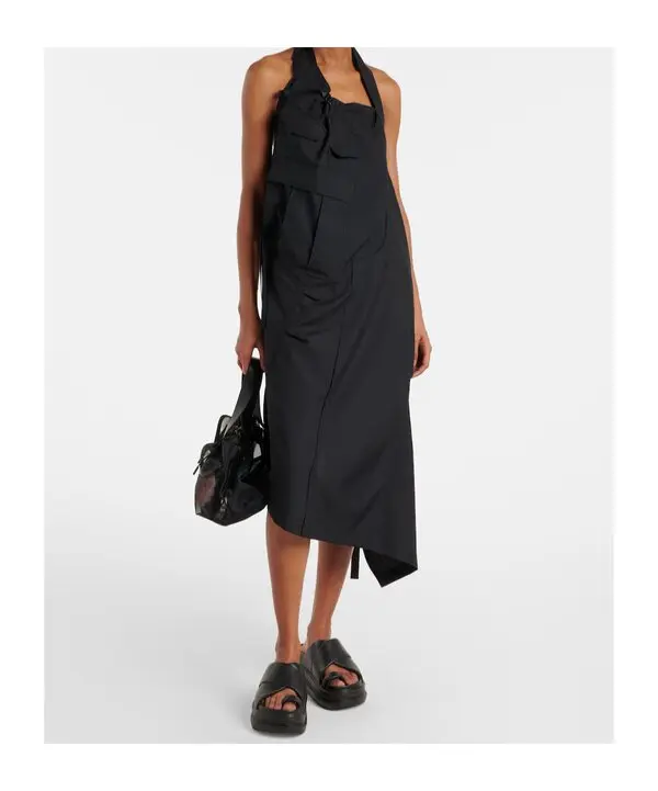 Junya Watanabe Halter Neck Midi Dress