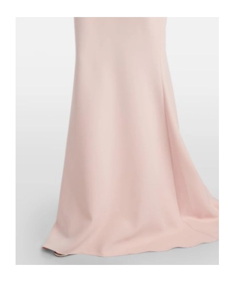 SAFIYAA LONDON Loura Draped Ruffled Crepe Dress