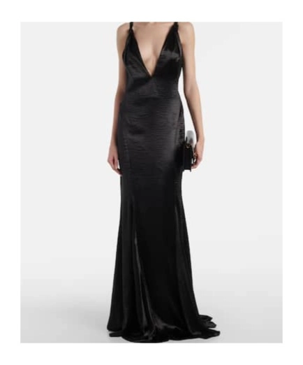 SAFIYAA LONDON Asli Satin Gown