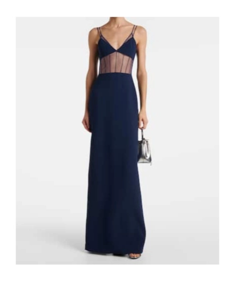 David Koma Tulle-trimmed Bustier Dress