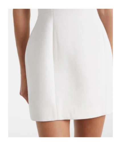 David Koma Off-shoulder Wool Minidress