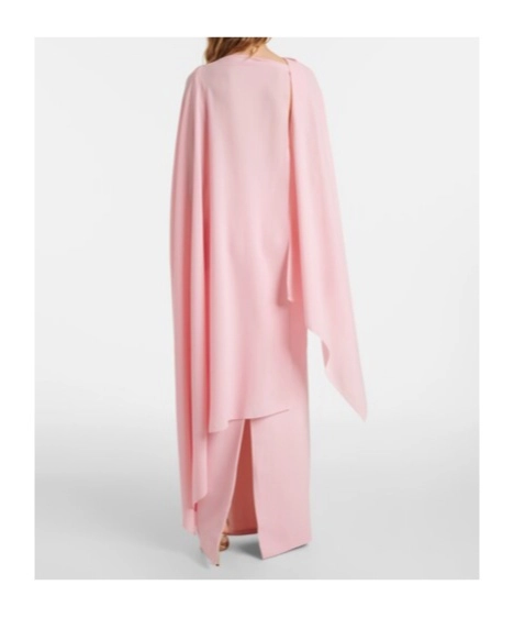 ROKSANDA Demetria Caped Crepe Maxi Dress - Pink