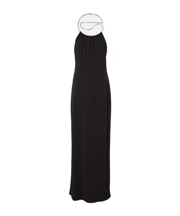 Coperni Emblem Necklace Dress - Black