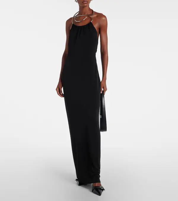 Coperni Emblem Necklace Dress