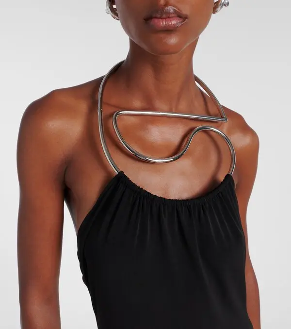 Coperni Emblem Necklace Dress