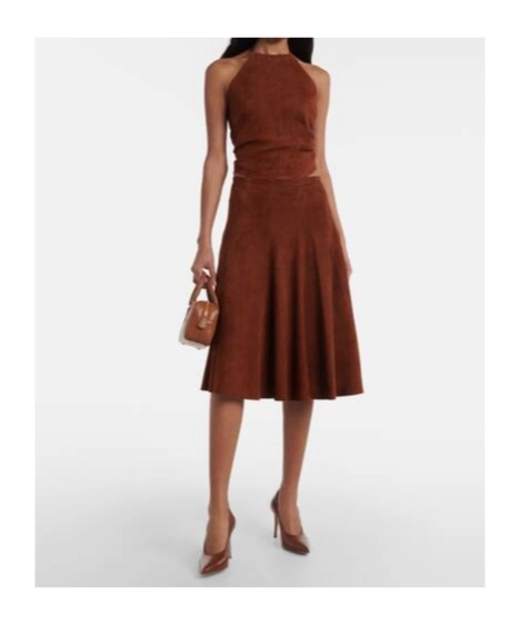 Stouls Sabrina Suede Midi Skirt