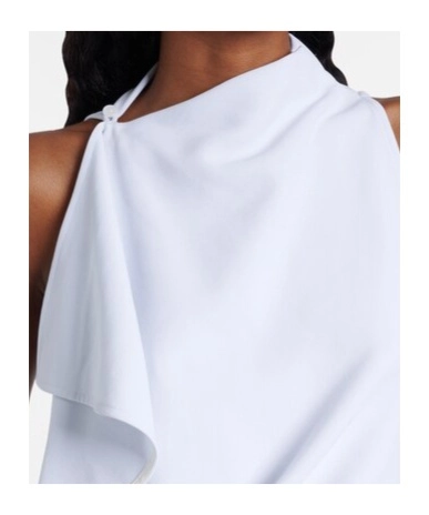 Proenza Schouler Devyn Crepe Draped Maxi Dress