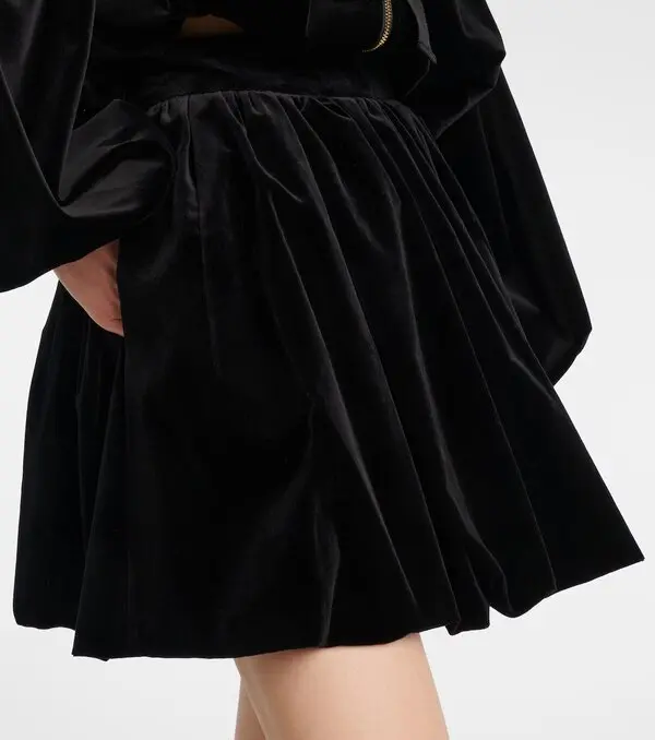 PATOU Velvet Mini Skirt