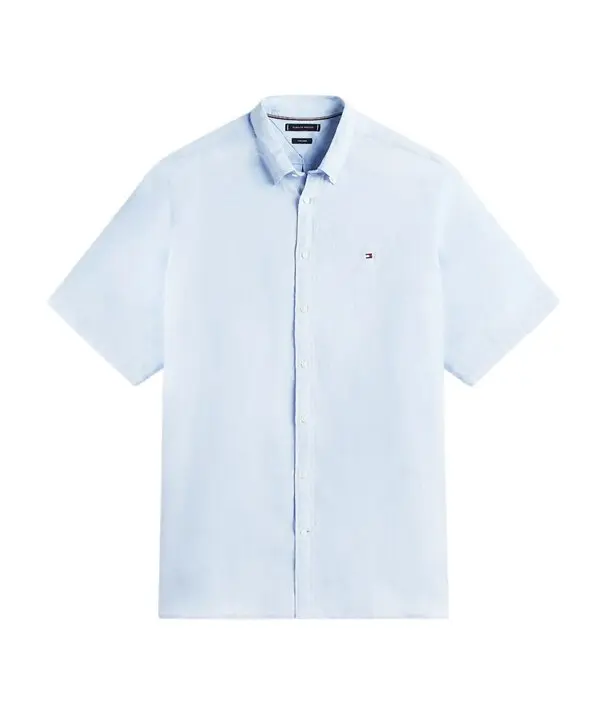 Tommy Hilfiger Short Sleeve Shirt - Blue
