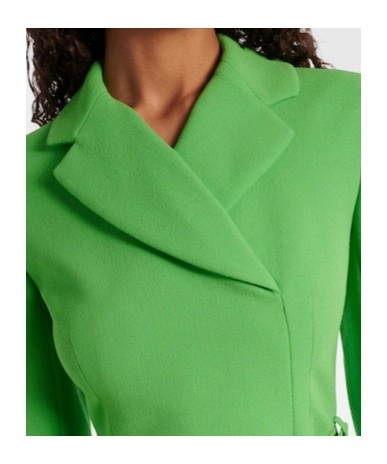 EMILIA WICKSTEAD Kalonice Wool Crepe Midi Dress - Green