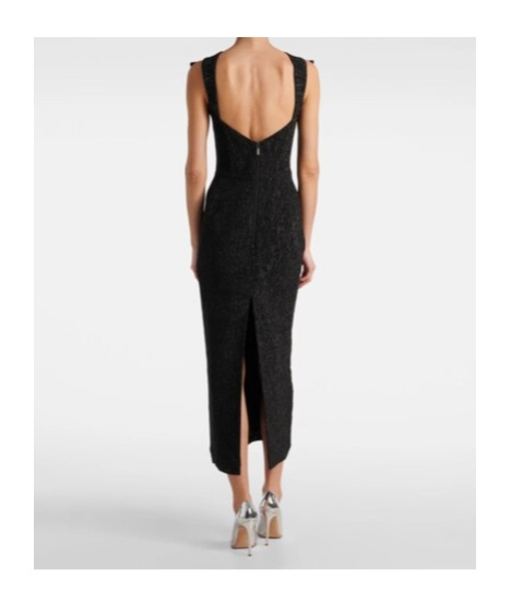 Maticevski Singular Open-back Lamé Cocktail Dress