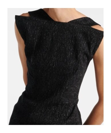 Maticevski Singular Open-back Lamé Cocktail Dress
