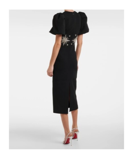 Rebecca Vallance Estella Embellished Midi Dress - Black