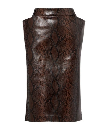 Stella McCartney Snake-effect Midi Skirt