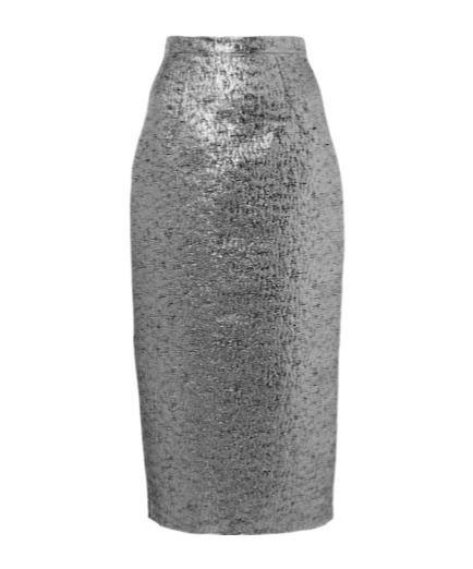 EMILIA WICKSTEAD Lorelei Pencil Skirt - Gray