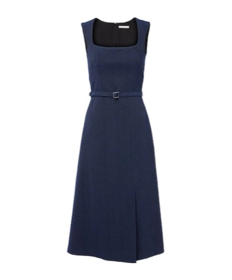 EMILIA WICKSTEAD Pinah Cotton-blend Bouclé Midi Dress - Blue
