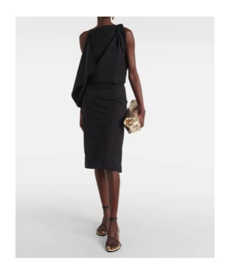 Proenza Schouler Elena Draped Wool-blend Midi Dress