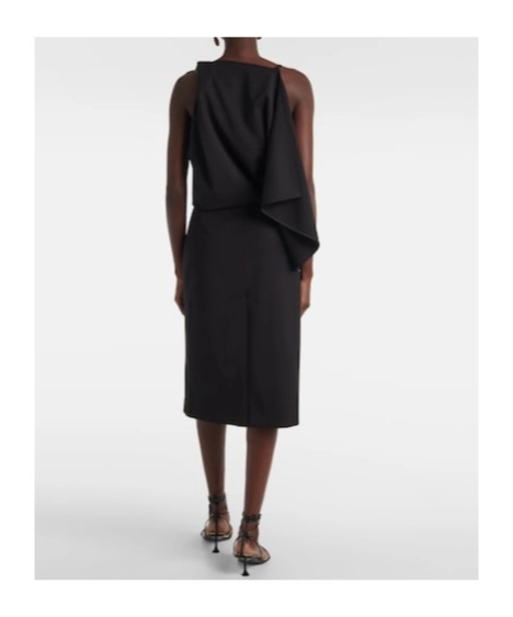 Proenza Schouler Elena Draped Wool-blend Midi Dress