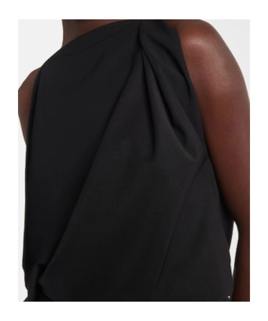 Proenza Schouler Elena Draped Wool-blend Midi Dress