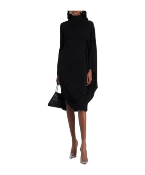 Stella McCartney Draped High-neck Midi Dress